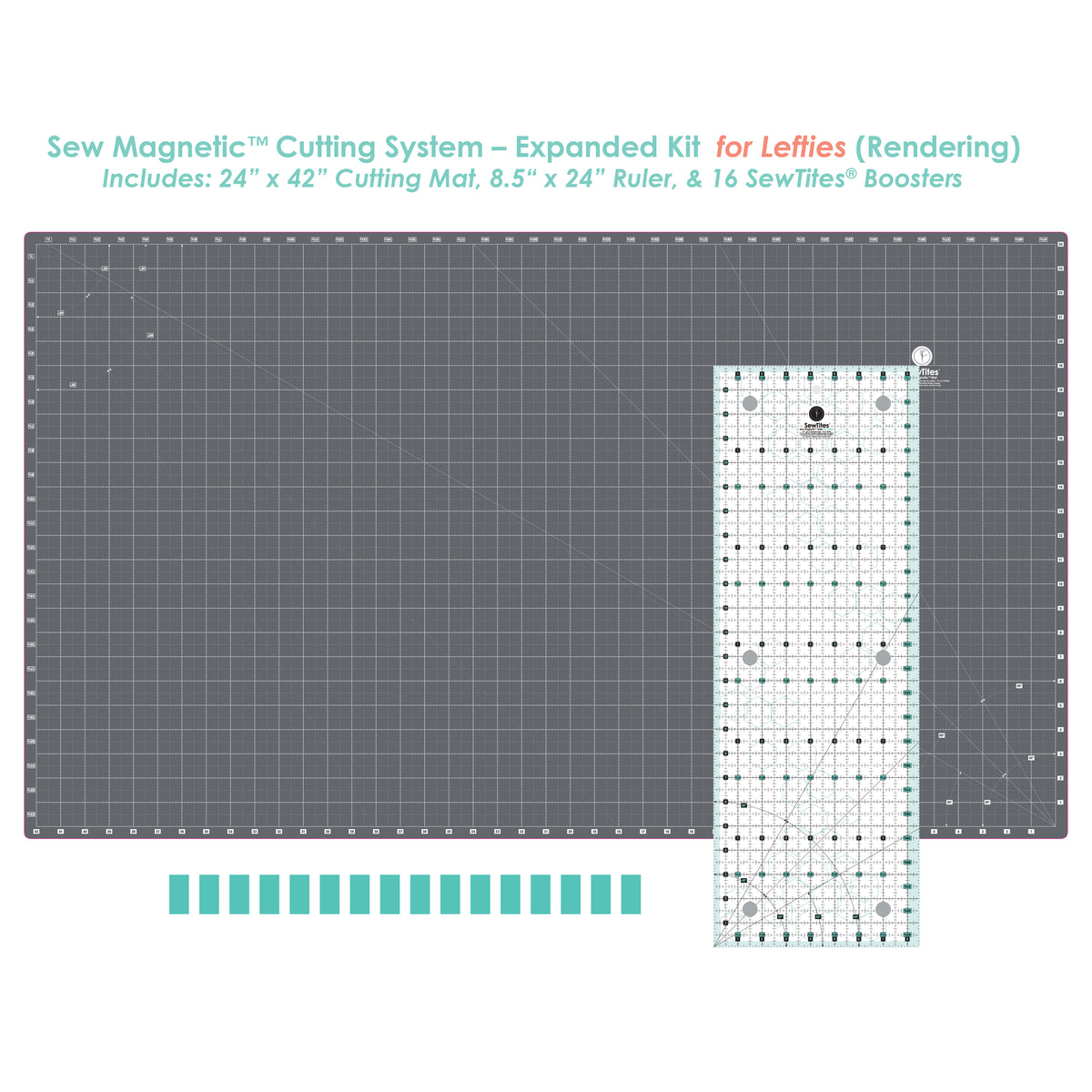 PRE-ORDER: Sew Magnetic Cutting System - Expanded Kit - by SewTites