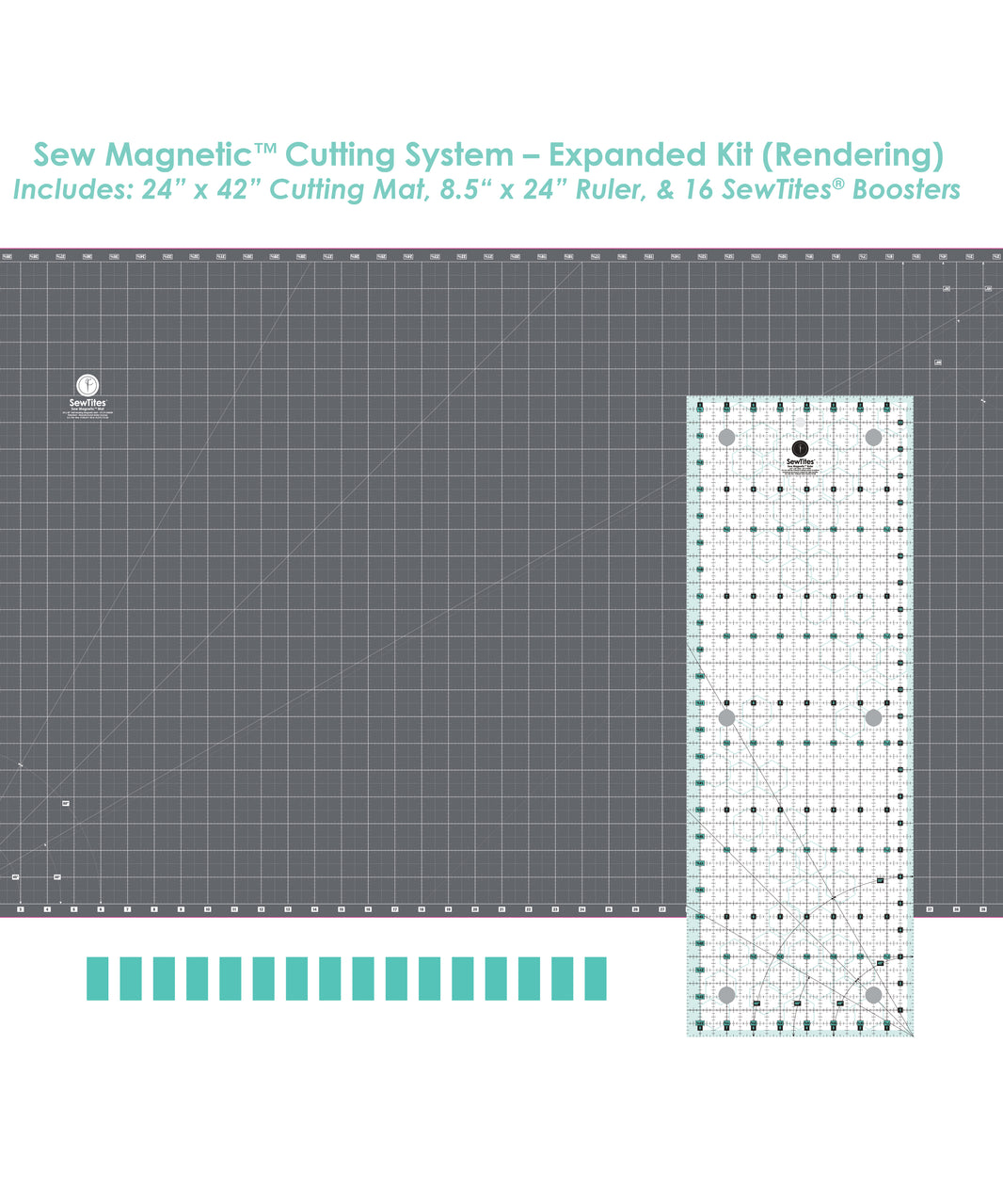 PRE-ORDER: Sew Magnetic Cutting System - Expanded Kit – SewTites