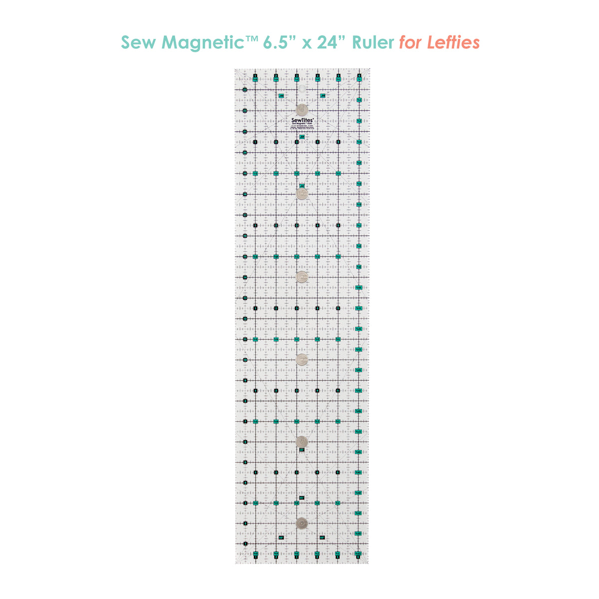 Sew Magnetic 6.5 x 24" Ruler by SewTites