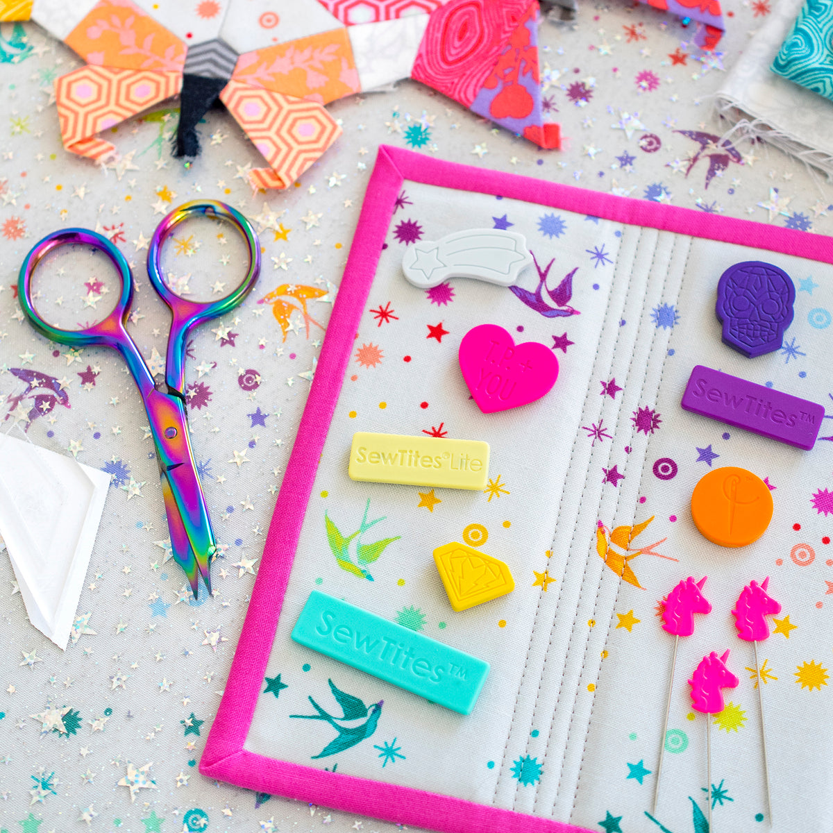 SewTites - Magnetic Sewing Pins & the Sew Magnetic Cutting System