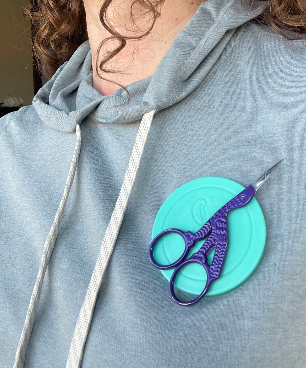 SewTites Wearable Magnetic Straight Pin & Snips Holder